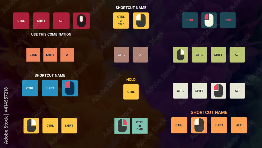 Creative Graphic Elements For Tutorial Videos Stock Template Adobe Stock
