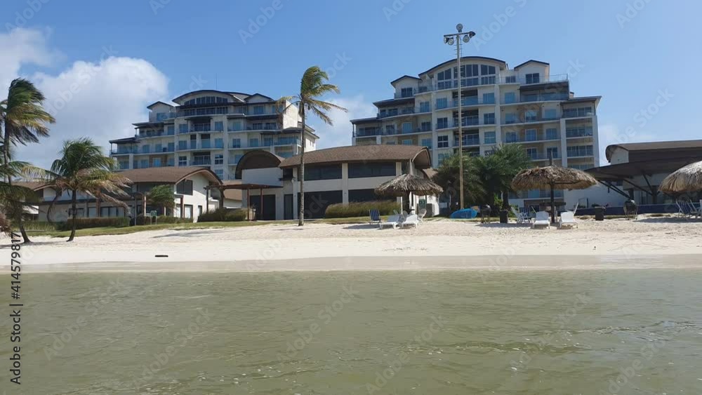 COLON, PANAMA, FEB 8: Playa Escondida Luxury Resort at the beautiful ...