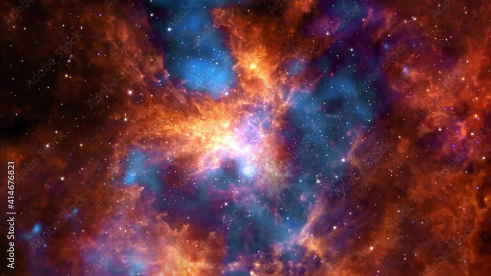 The Tarantula Nebula or 30 Doradus in Magellanic Cloud exploration on ...