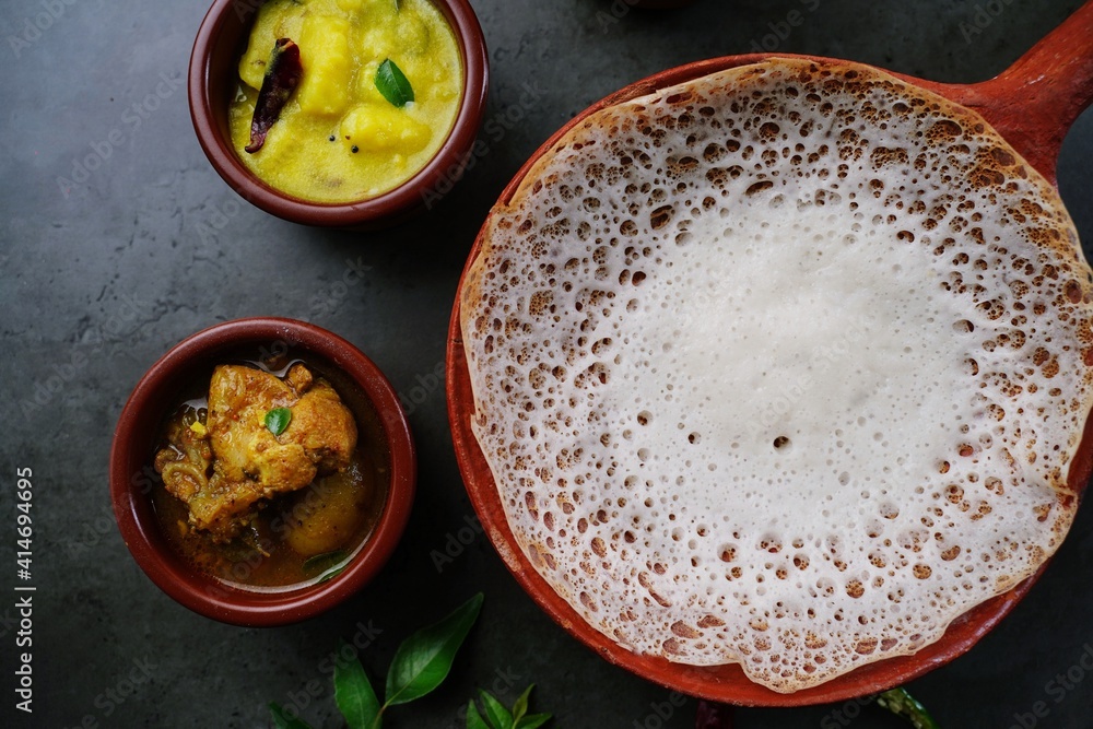 Appam Chicken Curry