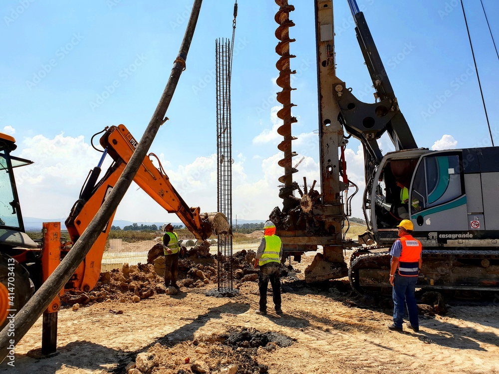 drilling works , pile drilling , earthwork , drilling rig, pile ...