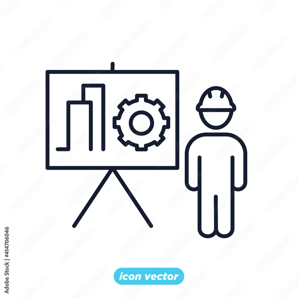 Engineering People icon. People Teamwork Engineering symbol template ...