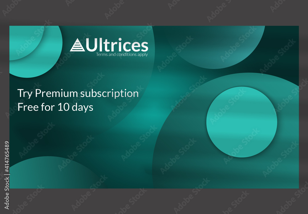 Slideshow Ad Layout with Vanishing Gradient Stock Template | Adobe Stock