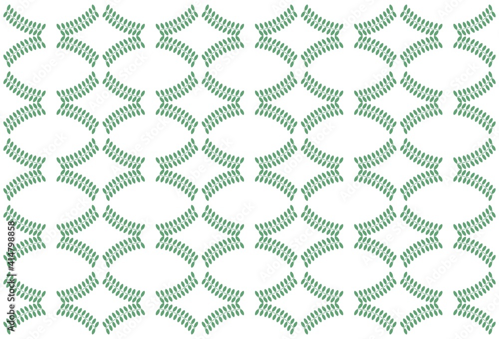 Green acacia leaves pattern background. for textile patterns ...