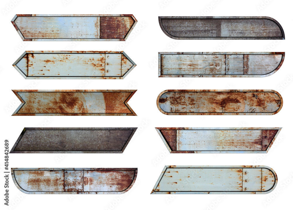 Old steel metal sign plate texture background, Video headline title or ...