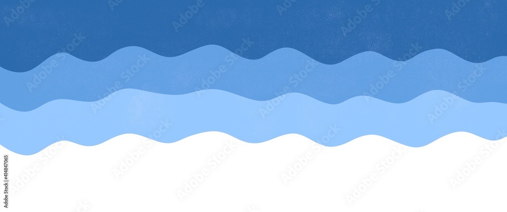 Blue angle arrow overlap wave background on white space for text and ...