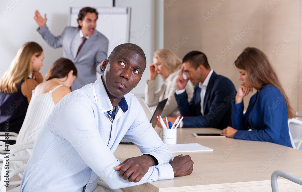 Angry Conference Room Meeting