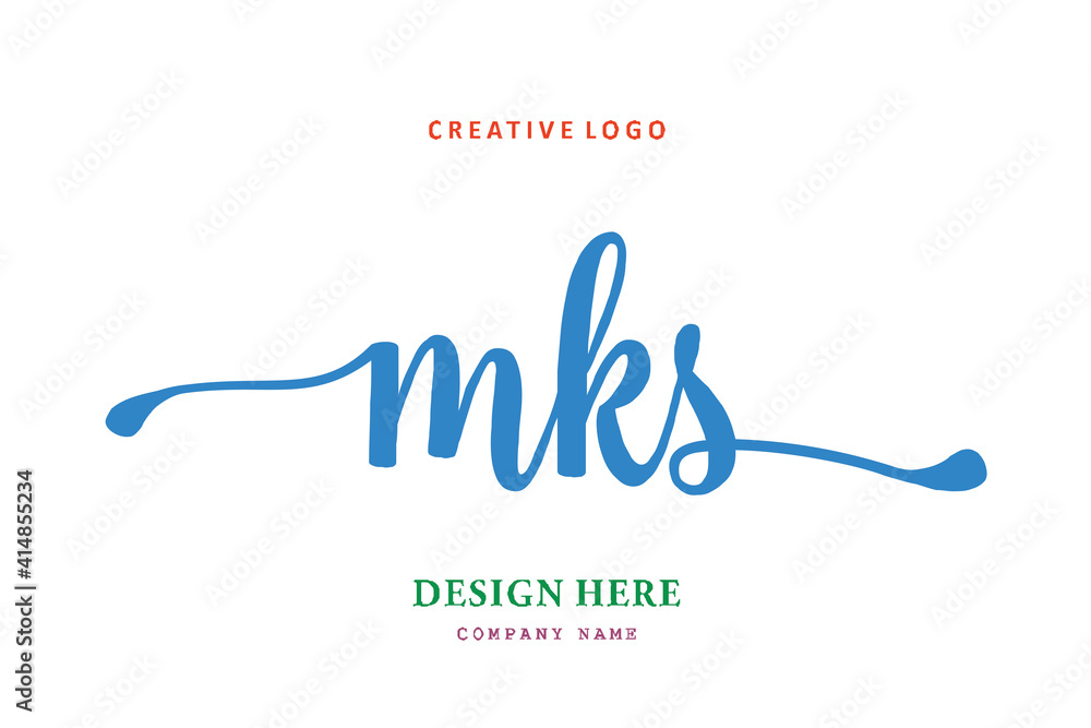 MKS lettering logo is simple, easy to understand and authoritative ...