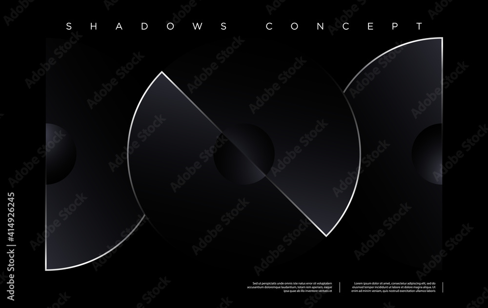 Luxury dark background design for website, poster, brand identity ...