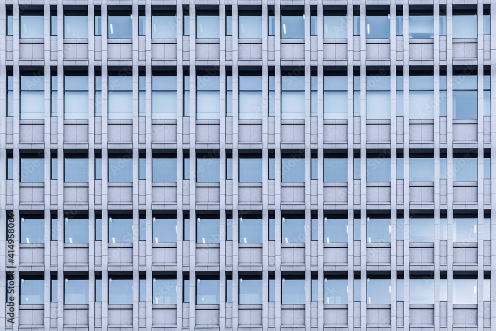 Windows on the tall buildings of the office building pattern and ...