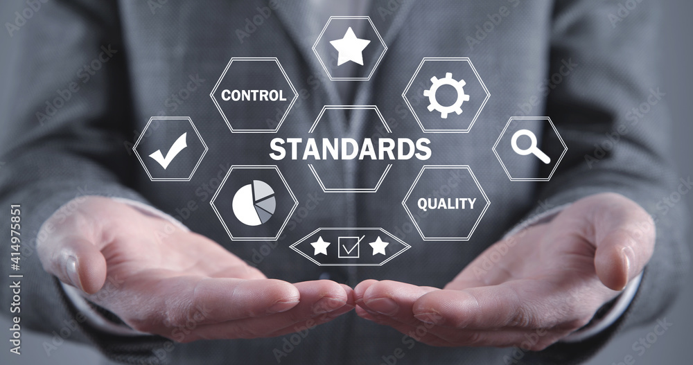 Concept Of Standards. Quality Control. Business concept Stock Photo ...