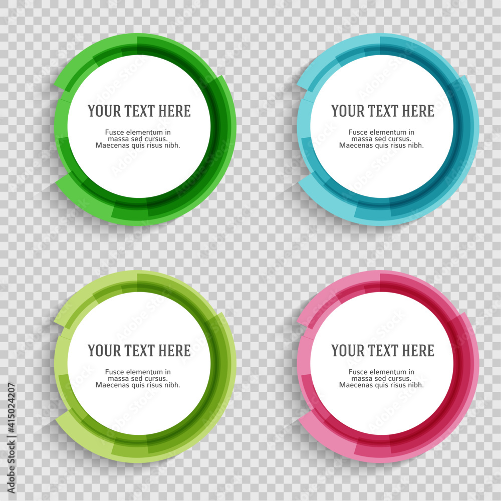 Set Label blank template, white background and Blurry gradient with ...