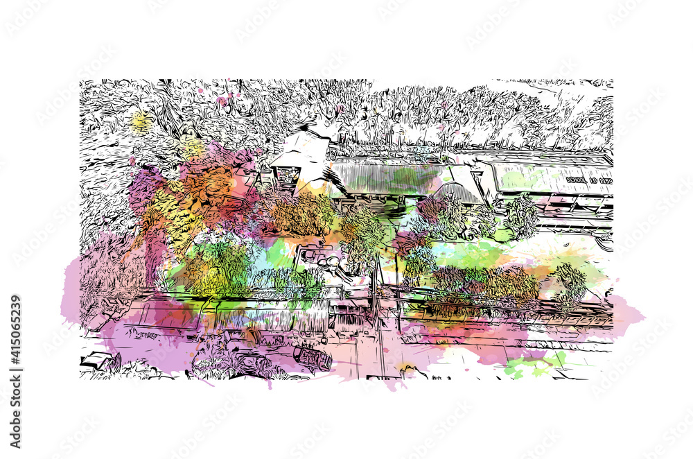 Building view with landmark of Iloilo is on Panay Island in the ...