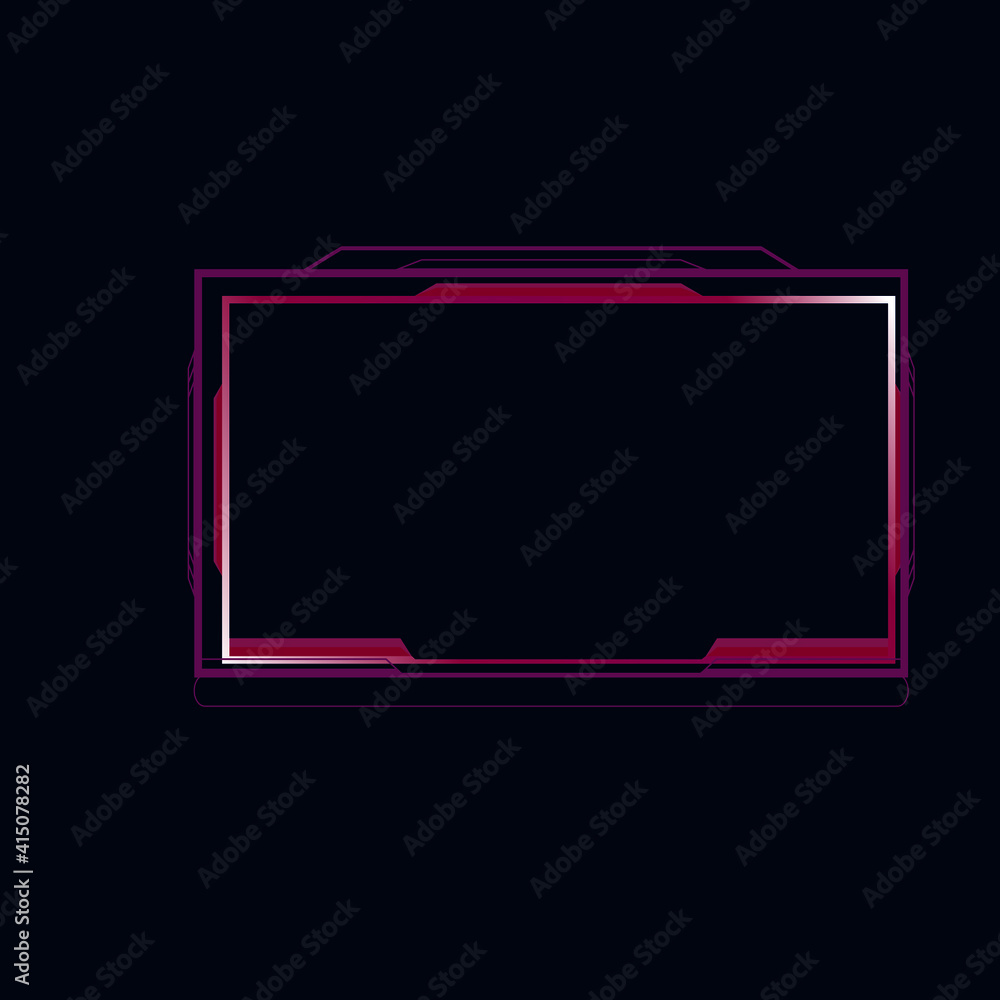 twitch overlays, twitch screen, vector, web, web cam, web camera ...