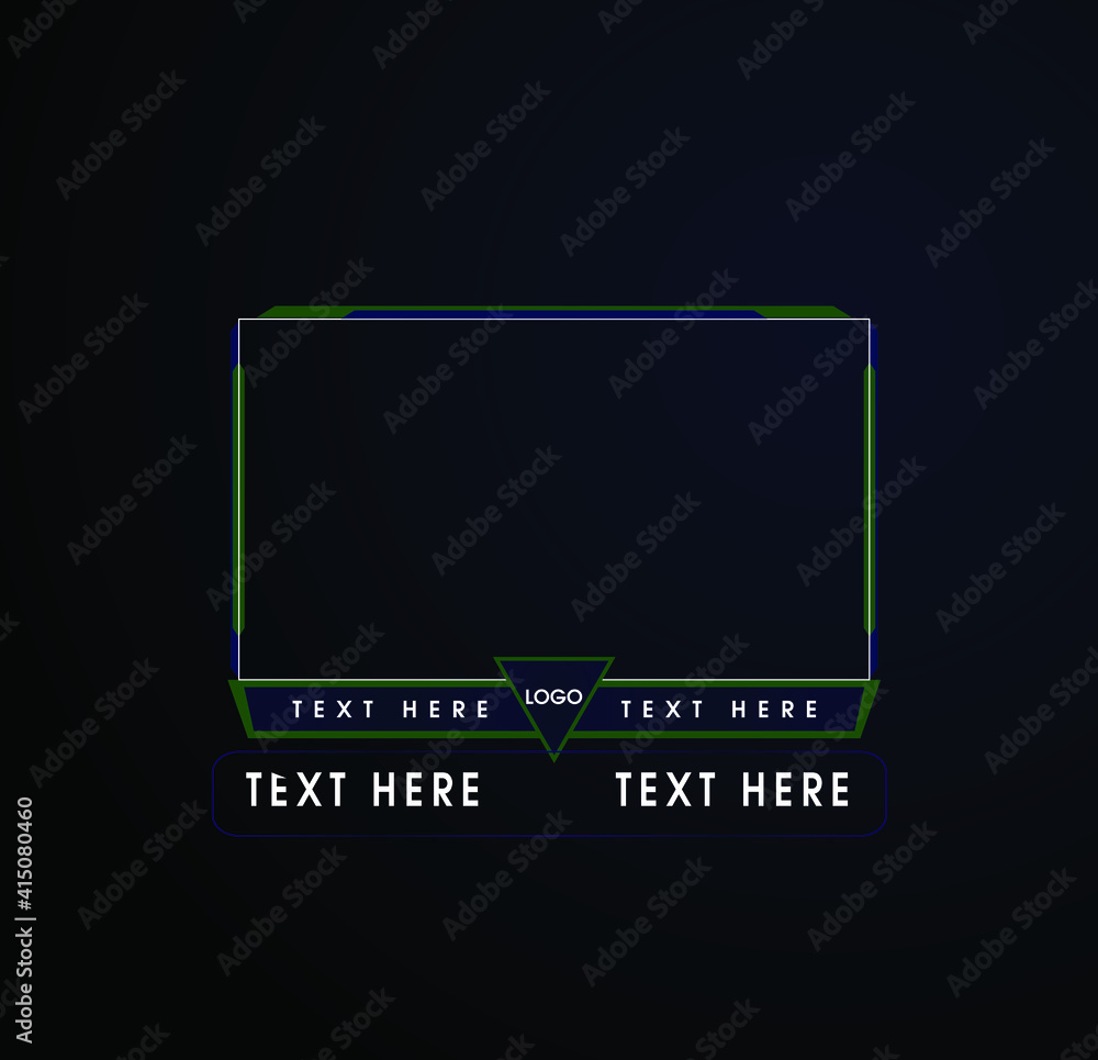 twitch overlays, twitch screen, vector, web, web cam, web camera ...