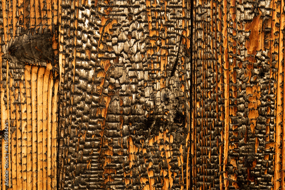 Amazing carbonized Wood texture, the ancient traditional Japanese ...