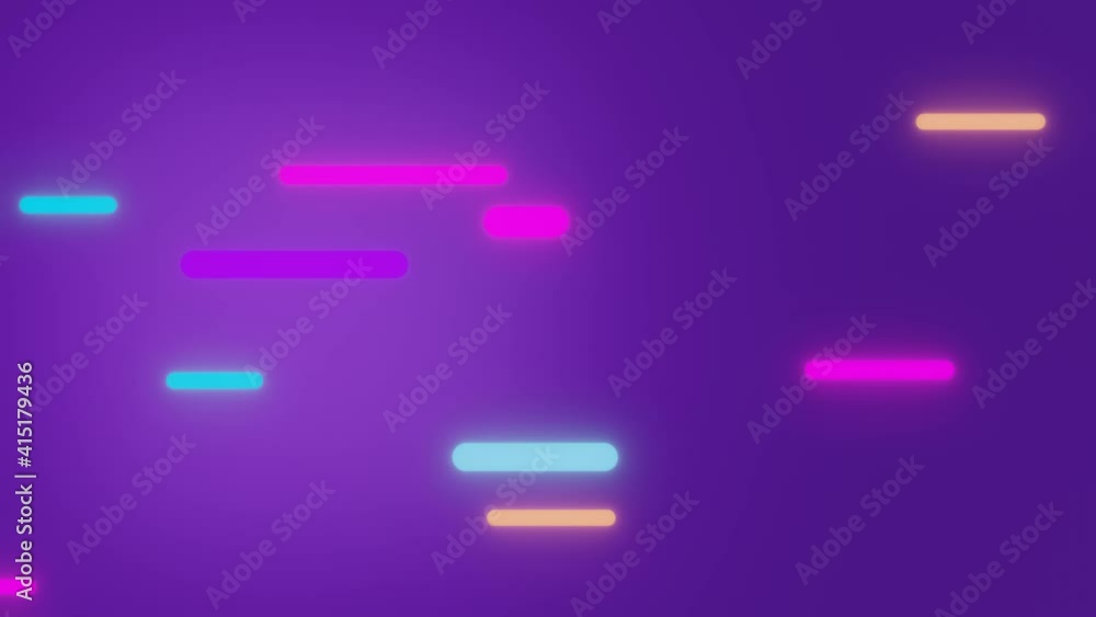 Loop of geometric horizontal lines moving across the screen. Seamless ...