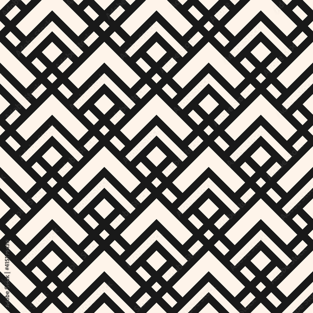 Geometric squares pattern. Vector abstract seamless texture with square ...
