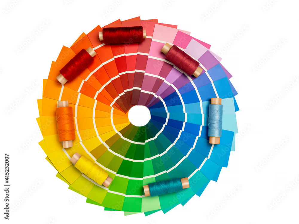 Palette color maps for determining color. Reference book of paint ...