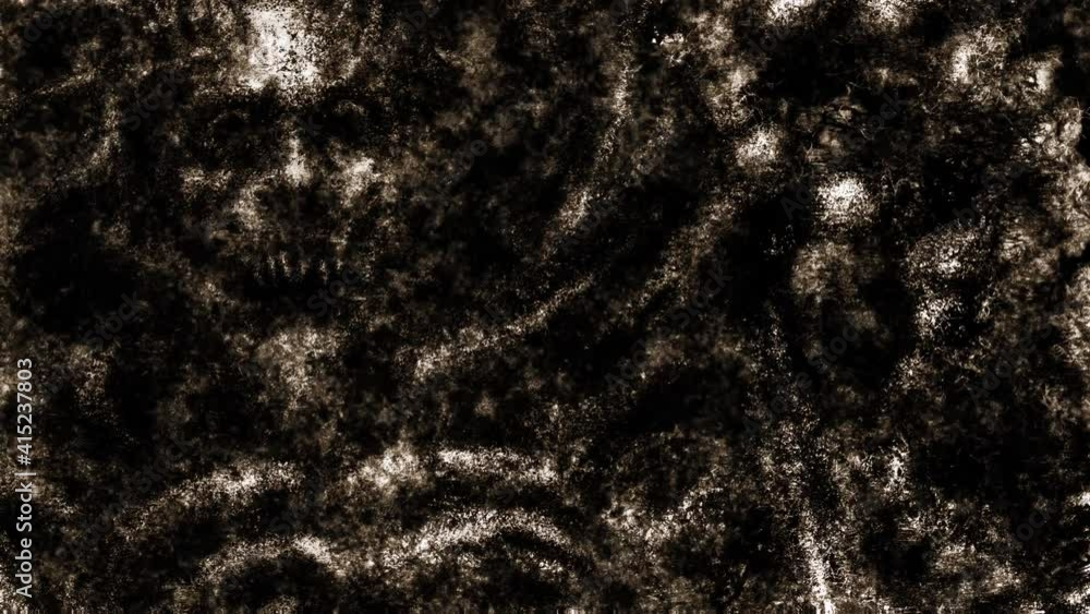 Dead zombie with open mouth. Dark skull face of demon corpse. Spooky ...