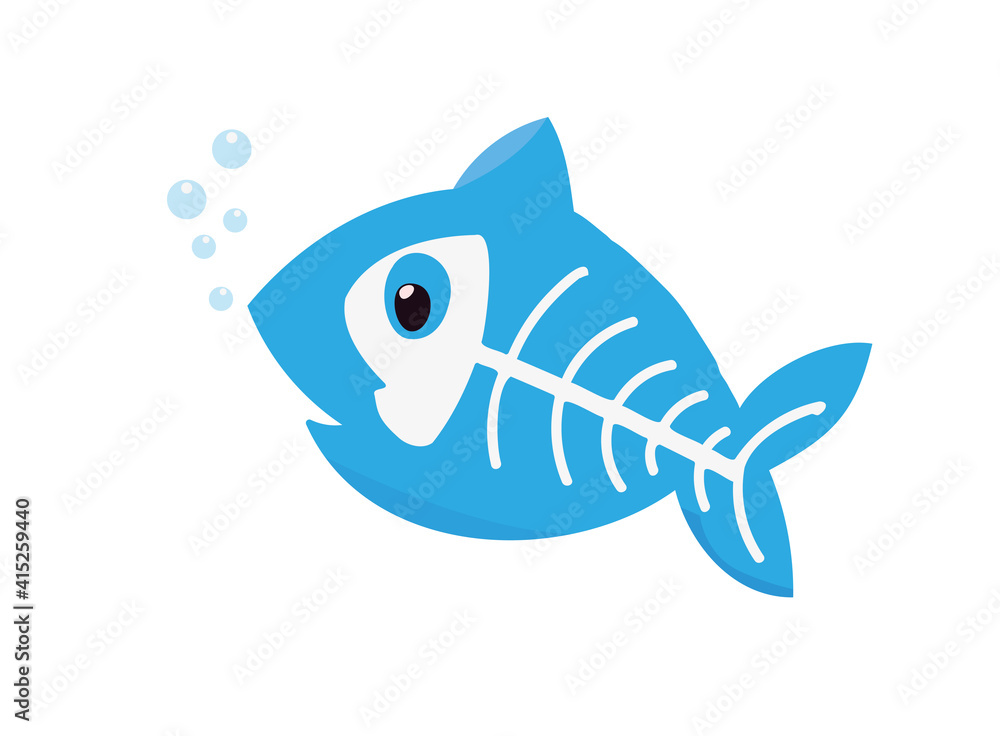 x-ray fish Stock Illustration | Adobe Stock