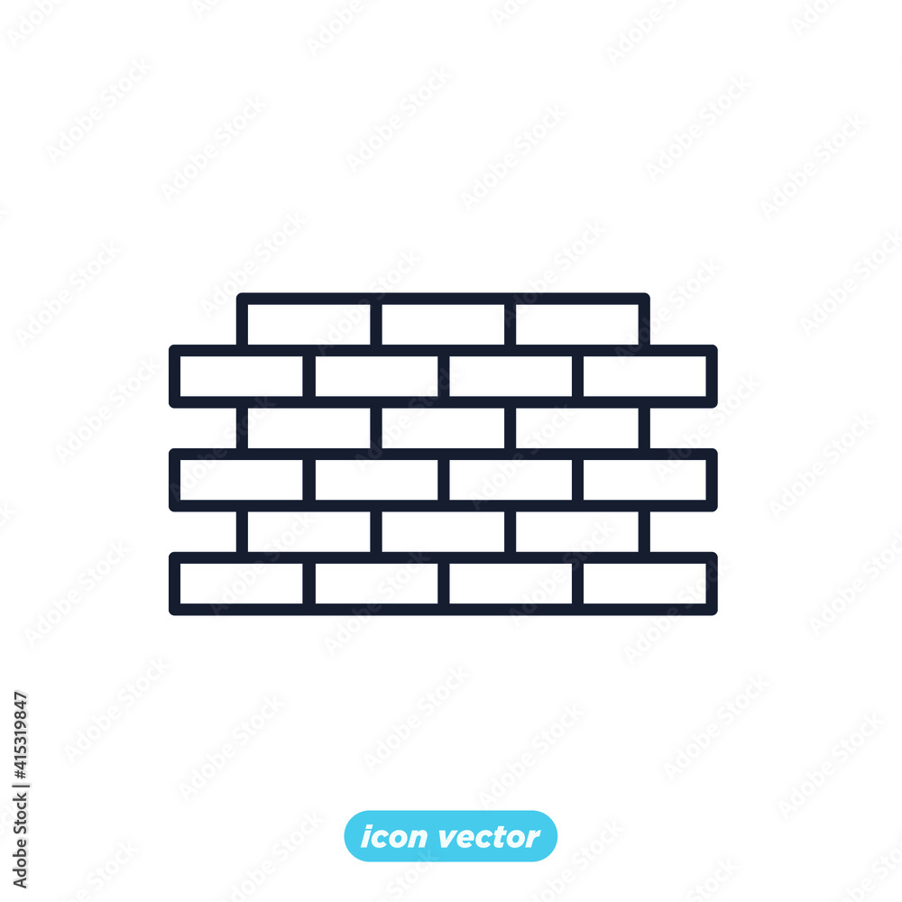 firewall icon. Security symbol template for graphic and web design ...