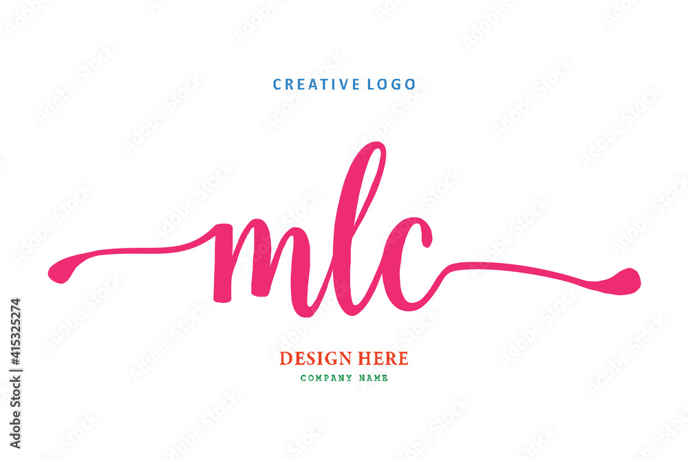 MLC lettering logo is simple, easy to understand and authoritative ...