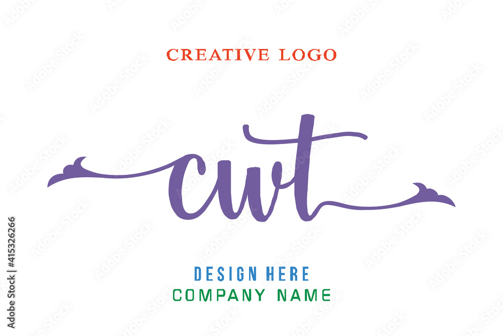 CWT lettering logo is simple, easy to understand and authoritative ...
