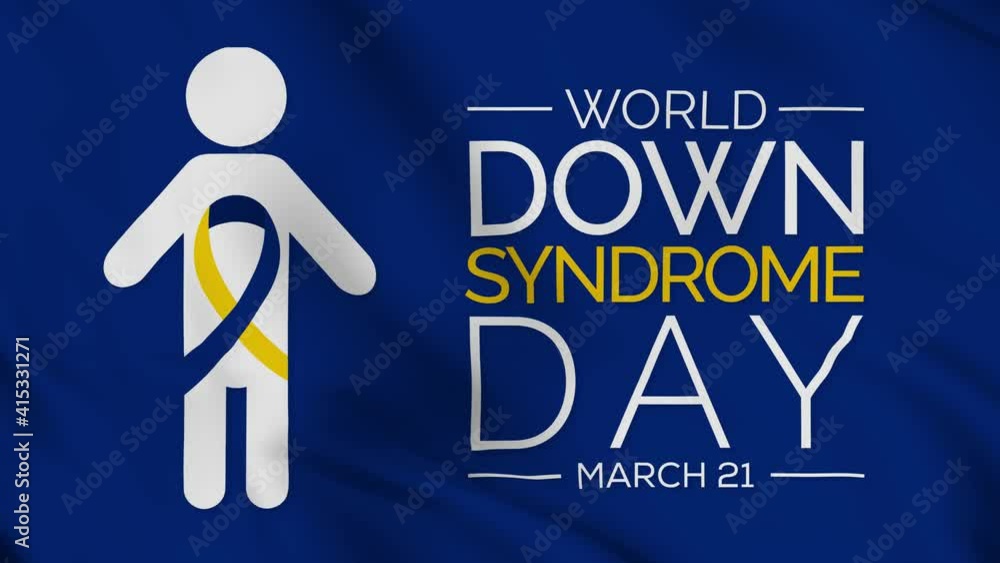 Vidéo Stock World Down Syndrome Day is observed each year on March 21 ...