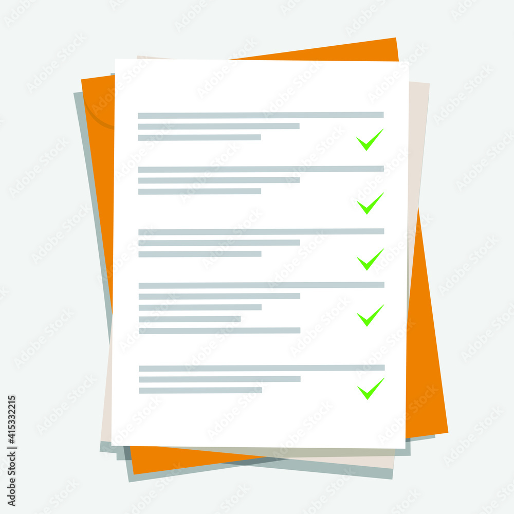 Checklist, complete tasks, to-do list, exam concepts. Premium quality ...