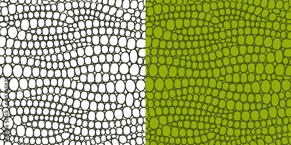 Crocodile skin pattern. Abstract crocodile skin pattern on white ...