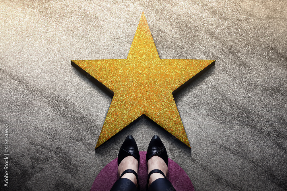 Success in Business or Personal Talent Concept. Top View of Business ...