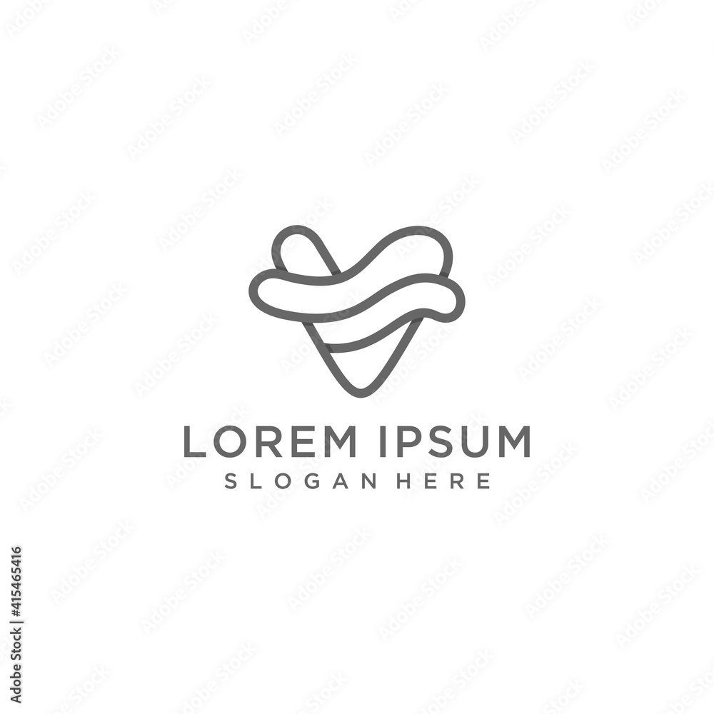 Vetor de V letters logo vector symbols do Stock | Adobe Stock