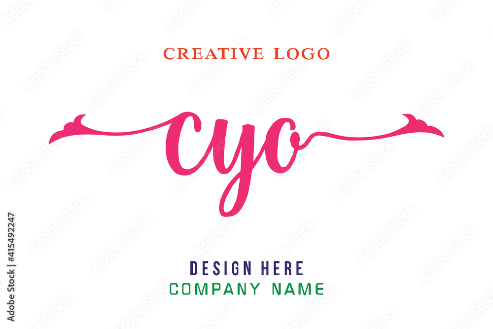 CYO lettering logo is simple, easy to understand and authoritative ...