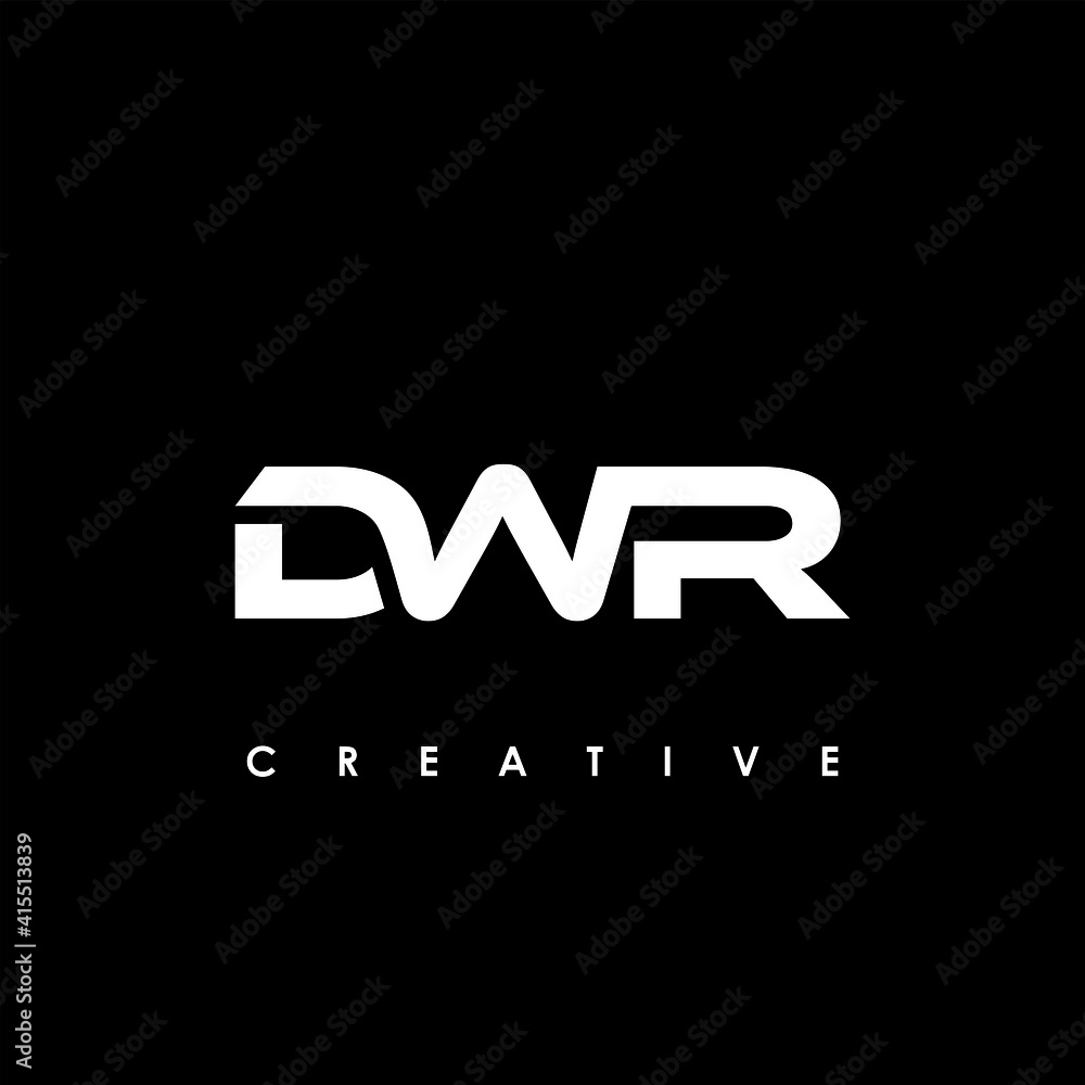 DWR Letter Initial Logo Design Template Vector Illustration Stock ...