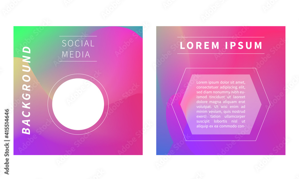 Simple And Minimalis Background Template Vector For Social Media Stock Vector Adobe Stock