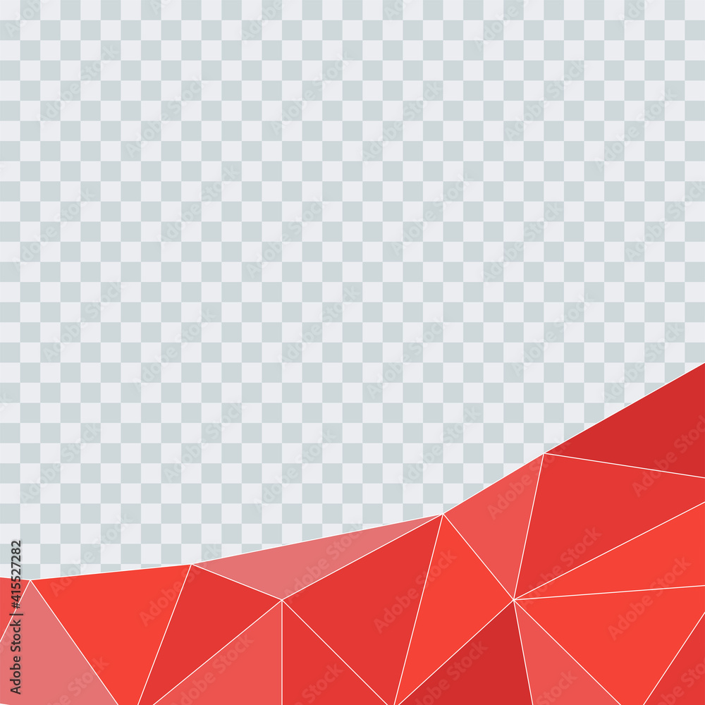 Abstract red geometric gradient background with polygonal shape. Modern ...