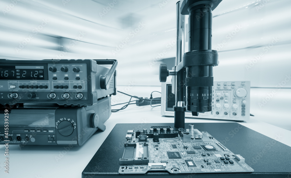 Automated control of printed circuit boards. Control of chip mounting ...