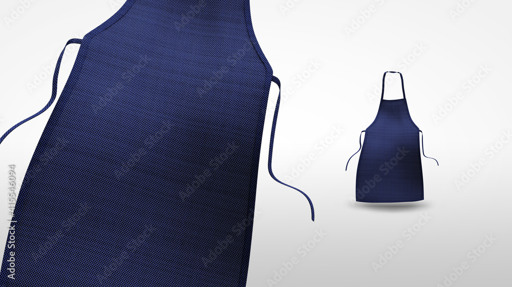 Apron 3d rendering mockup design 3d rendering design Stock Illustration ...