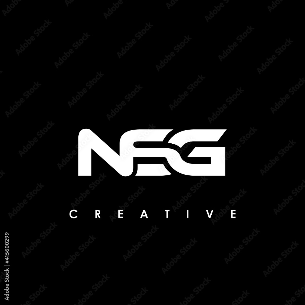 NSG Letter Initial Logo Design Template Vector Illustration Stock ...
