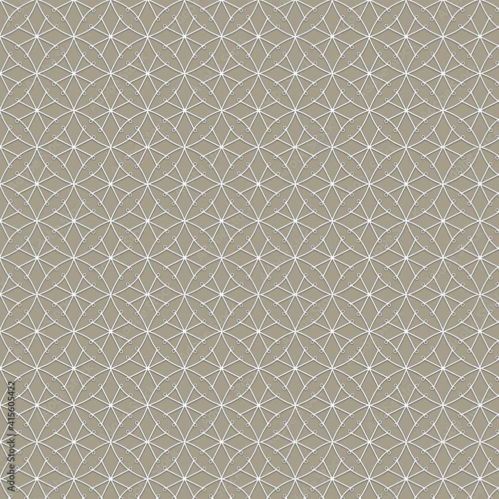 Seamless beige floral pattern illustration for wallpaper and fashion ...