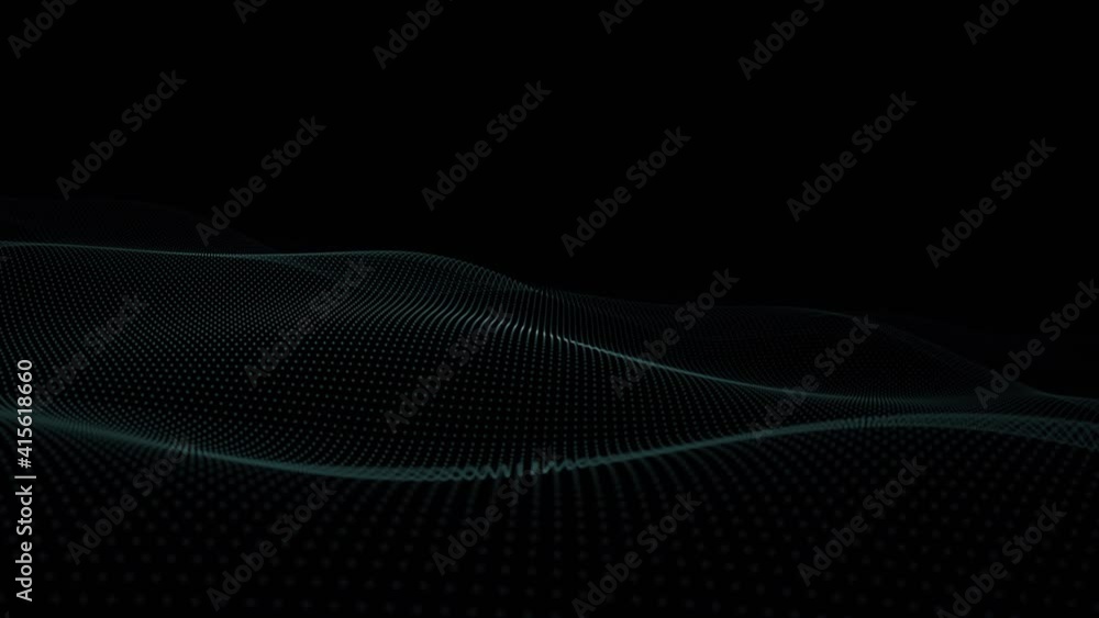 Video Stock Minimalist dark motion background with a gently flowing ...
