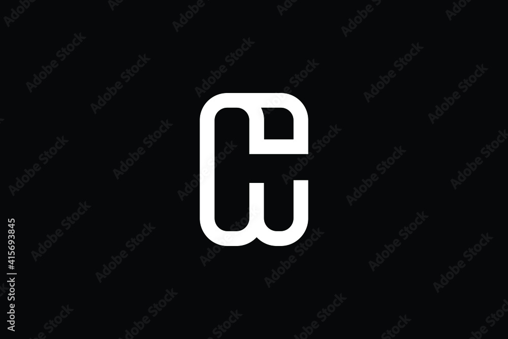 Minimal Innovative Initial CW logo and WC logo. Letter CW WC creative ...