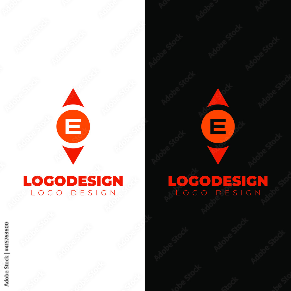 Elevator logo design minimal lift logotype vector template Stock Vector ...