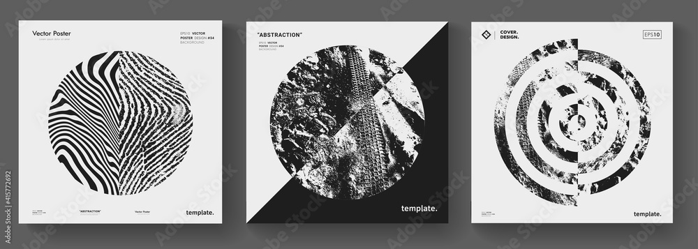 Modern minimal background. Abstract geometric music album cover ...