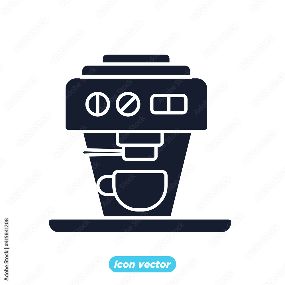 Coffee maker icon. Coffee maker symbol template for graphic and web ...