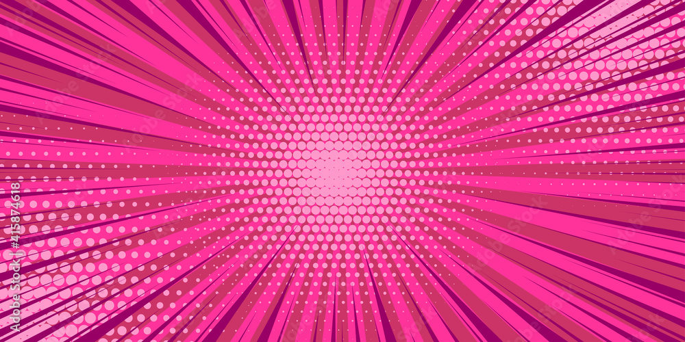 Pop art pink comics book cartoon magazine cover. Cartoon funny retro ...