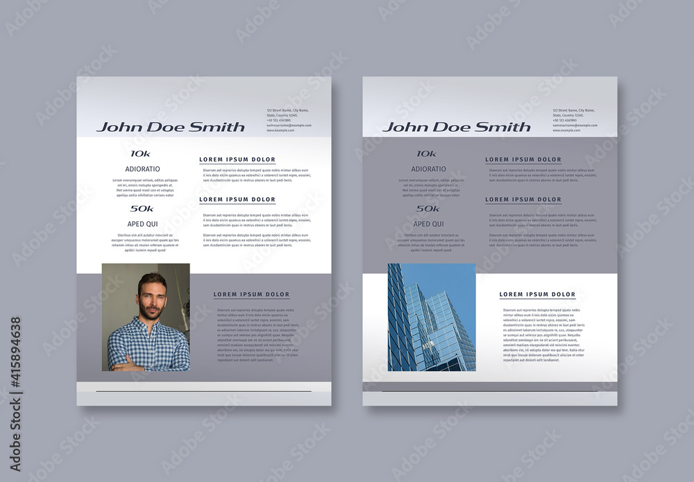 Introduction Pitch Sheet Layout Stock Template | Adobe Stock
