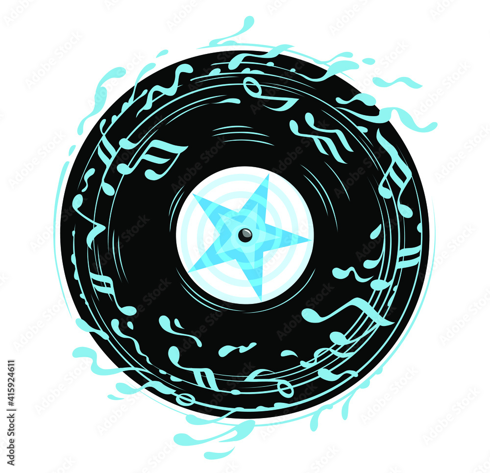 Vinyl disc with color splash Colored Vinyl Records, rainbow, music ...