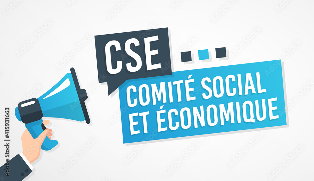CSE - Comité social et économique Stock Vector | Adobe Stock